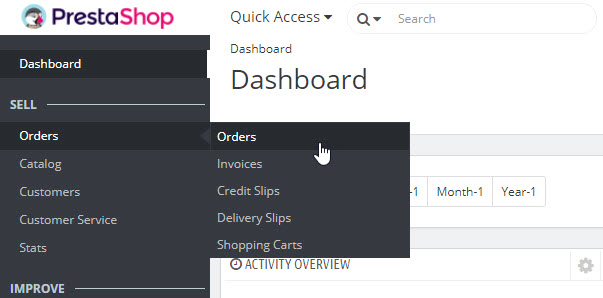 PrestaShop Order Status Update & Return Statuses (1.7)