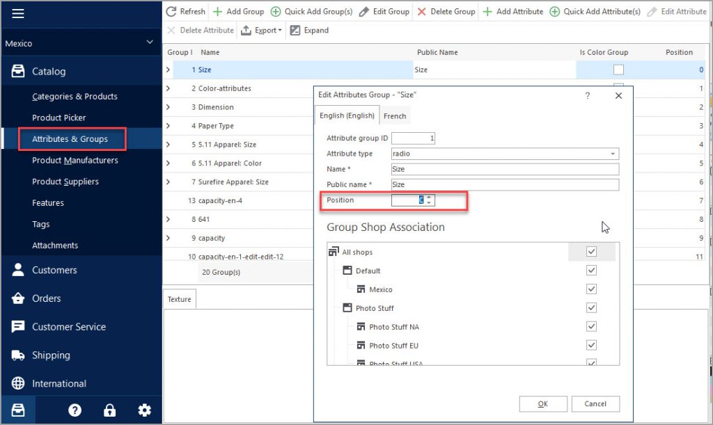 How to Change PrestaShop Attributes Order on Product Page?
