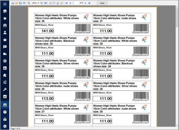 Generate Prestashop Shipping Labels for Products