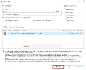 Search PrestaShop Products by Features Assigned