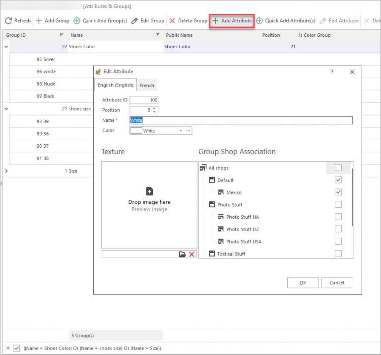 Light Up PrestaShop Attribute Management with Store Manager